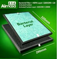 China Custom Air Purifier Replacement Filter with 2-in-1 Sterilization + HEPA and 1.5KG Coconut Shell Activated Carbon - Customizable Size for sale