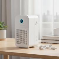 China Coverage Area 5 15 Square Feet Negative Ion Generator Desktop Wall-mounted Air Purifier Ionizer Ideal for Small Spaces Air for sale
