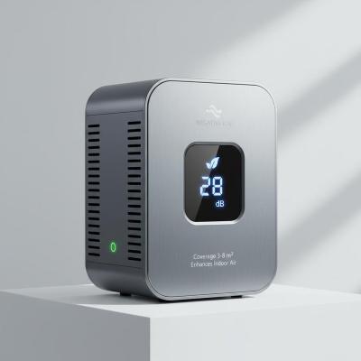 China Commercial Negative Ion Generator Noiselevel Less Than 30 DB Coverage 3 to 8 Square Metre Perfect for Enhancing Indoor Air in Offices for sale