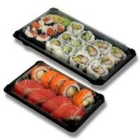 China Biodegradable Polylactic Acid Sheet for Fruit Fresh Meat Disposable PLA Tray for sale