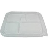 China Biodegradable Plastic Sheet Transparent PLA Clear Food Tray for sale