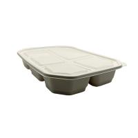 China PLA Sheet For Thermoforming Compartment Polylactic Acid Sheet Food Container PLA Plastic Film Lunch Box for sale