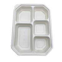 China Disposable Polylactide PLA Biodegradable Film PLA Tray With Lids for sale