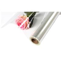 China Clear PLA Sheet Roll Transparent Biodegradable Plastic Film Roll For Flower Packing for sale