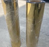 China APET Film Blister Thermoforming PET Sheet Gold PET Roll Vacuform Sheets for sale