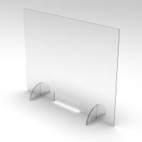 China PET Sheet Film Clear High Gloss Plastic PET Plastic Isolation Baffle for sale