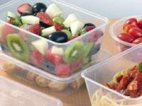 China Clear APET Plastic Sheet Clamshell Fruit Use Disposable Containers for sale