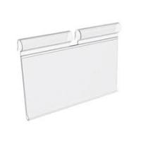 China PETG Thermoform Plastic Sheets Sign PETG Sheet Stock Label Holder Strips For Supermarket Retail Stores Shelves for sale