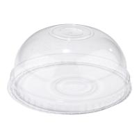China Polylactic Acid Sheet Cup Lid 90-105mm Arch Dome For Smoothie Cup Beverage for sale
