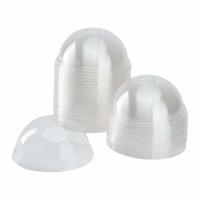 China Polylactic Acid Sheet Cup Lid 90-105mm Arch Dome For Smoothie Cup Beverage for sale