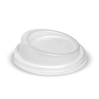 China Polylactic Acid Sheet Cup Lid 90-105mm Arch Dome For Smoothie Cup Beverage for sale