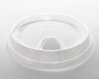 China Polylactic Acid Sheet Lids Clear Disposable PLA Cold Coffee Cup Cover for sale