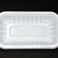 China Biodegradable Plastic Sheet PET PLA Plastic Packaging Heat Resistant Frozen Food Packaging Trays for sale
