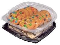 China Biodegradable Plastic Sheet Pineapple Food Cake Catering Packing Tray for sale
