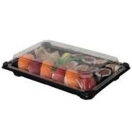 China Biodegradable Plastic Sheet Pineapple Food Cake Catering Packing Tray for sale
