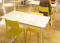 China Isolation Protection Clear PETG Sheet 2mm Table Shield for sale