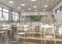 China Isolation Protection Clear PETG Sheet 2mm Table Shield for sale