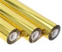 China Metalized PET Plastic Sheet Roll Golden For Thermoforming 400MM for sale