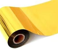 China Metalized PET Plastic Sheet Roll Golden For Thermoforming 400MM for sale