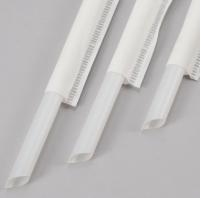 China Wrapped Biodegradable Plastic Straws Individually Compostable PLA Drinking for sale