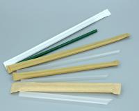 China 100% Eco Friendly Biodegradable Disposable Plastic Straws PLA Raw Material for sale