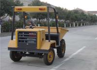 China Wheel 2WD 1.5 tons Tracked Wheelbarrow Hire , Hydraulic Concrete Four Wheel Barrow for sale