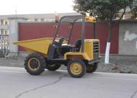 China Diesel Powered Wheelbarrow with Engine , 750L Skip Capacity Tracked Power Barrow for sale