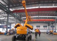 China 16 Meter 2WD Articulated Hydraulic Boom Lift With 230kgs Capacity 180 Return Platform for sale