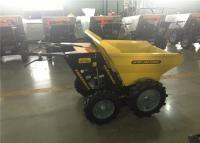 China Chain Drive 4WD Gasoline Engine Small Concrete Dumper For Site Works Loading Transportation for sale