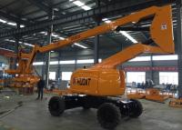 China 4 Link Weighing Devices Self Propelled Articulated Boom Lift Towable for sale