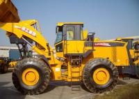 China Electromagnet Positioning Front End Wheel Loader , Dual Pump Heavy Wheel Loader for sale