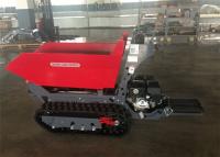 China Building Construction Mini Dumper Hire , 800kg Loading Capacity Powered Mechanical Wheelbarrow for sale