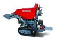 China X Support 1.4m Lifting Height Tracked Barrow Hire , Hydraulic Power Assisted Wheelbarrow  for sale