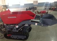 China X Support 1.4m Lifting Height Tracked Barrow Hire , Hydraulic Power Assisted Wheelbarrow  for sale