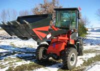 China Rigid Steel Structure Mini Wheel Loader with 1000kg Rated Load 0.5 m3 Bucket Capacity for sale