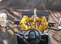 China Diesel Small Tractor Front End Loader , Hydraulic CS910 Articulated Wheel Loader for sale