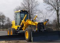China GR Series 1.65 Ton Tractor Road Grader GR215 With Front Dozer and Ripper for sale