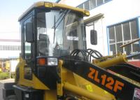 China 0.6 CBM Rated Bucket Front End Wheel Loader , 37KW Rated Power Four Wheel Loader for sale