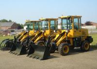 China 0.6 CBM Rated Bucket Front End Wheel Loader , 37KW Rated Power Four Wheel Loader for sale
