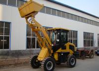 China 0.6 CBM Rated Bucket Front End Wheel Loader , 37KW Rated Power Four Wheel Loader for sale