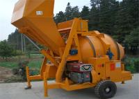 China Hydraulic Tipping Hopper Mobile Diesel Concrete Mixer Machine For Concrete Mixing Works for sale