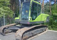 China Wear Free Hydraulic Brake Mechanical Excavator Machines 1.1m3 Rated Bucket Capacity for sale