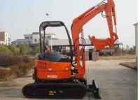 China 3 Cylinders Excavator Equipment Rental , Yanmar Diesel Engine Mini Tractor Excavator for sale