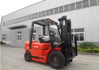 China High Precise Hydraulic Material Handling Forklift , Safe 3 Step Switch Llock Electric Fork Trucks for sale