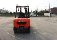 China 4 Ton Balance Weight Type Diesel Forklift Truck With 3M Lifting Height Wholly Integrated Frame for sale