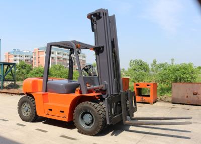 China Heavy Duty Driving Axle Diesel Powered 6 Ton Warehouse Forklift Trucks 1220 * 150 * 55 mm Fork Size for sale