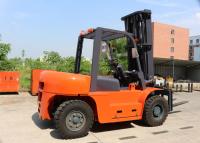 China Heavy Duty Driving Axle Diesel Powered 6 Ton Warehouse Forklift Trucks 1220 * 150 * 55 mm Fork Size for sale