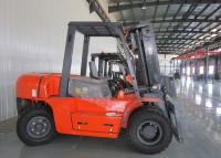 China Heavy Duty Driving Axle Diesel Powered 6 Ton Warehouse Forklift Trucks 1220 * 150 * 55 mm Fork Size for sale