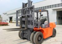 China 7 Ton Hydraulic Diesel Double Pallet Industrial Forklift Truck With 3360MM Min Turning Radius for sale
