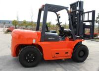 China 7 Ton Hydraulic Diesel Double Pallet Industrial Forklift Truck With 3360MM Min Turning Radius for sale